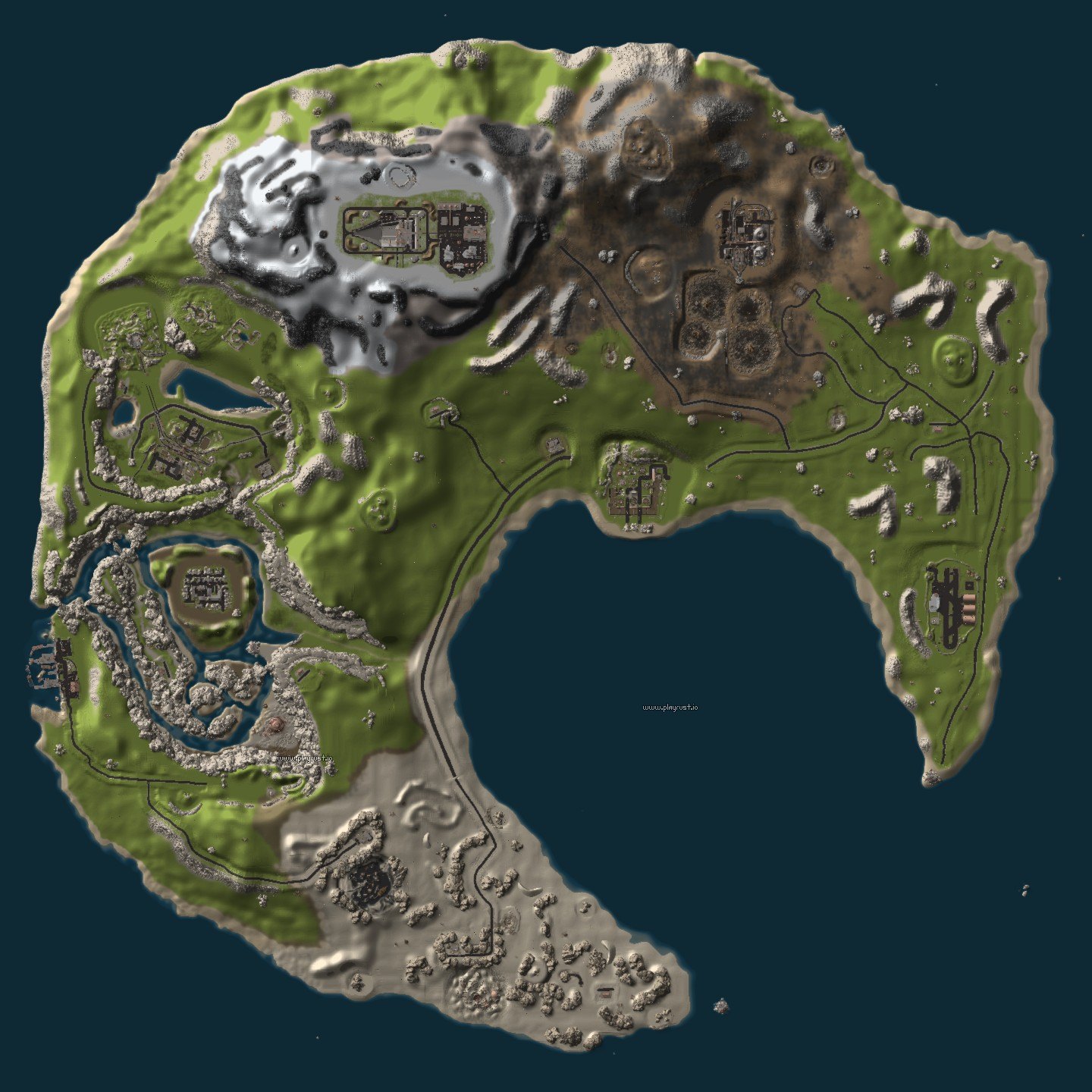 Procedural map